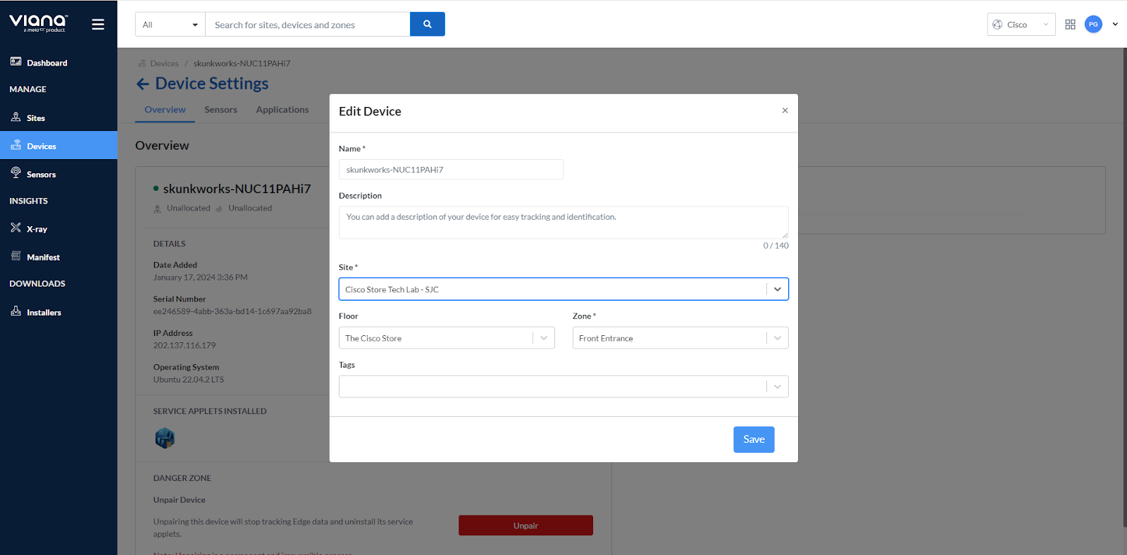 Viana™ Standard Product Manual – meldCX